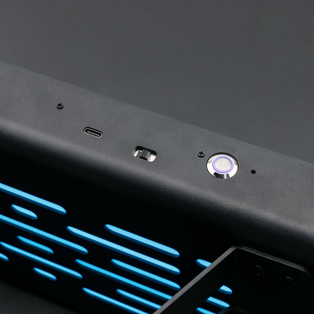 Light Up Metal Triple Saber Stand (Holds 3 Sabers RGB)